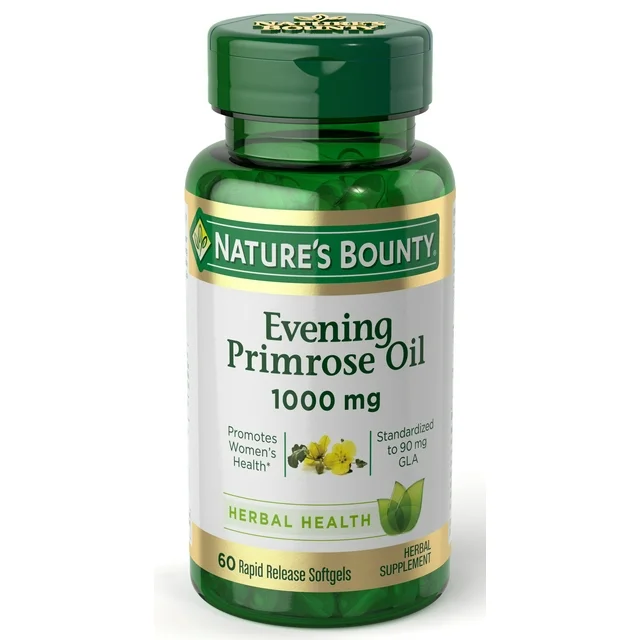 NATURE'S BOUNTY EVENING PRIMROSE OIL 1000 MG 60 SOFTGELS | Rosh Medical ...
